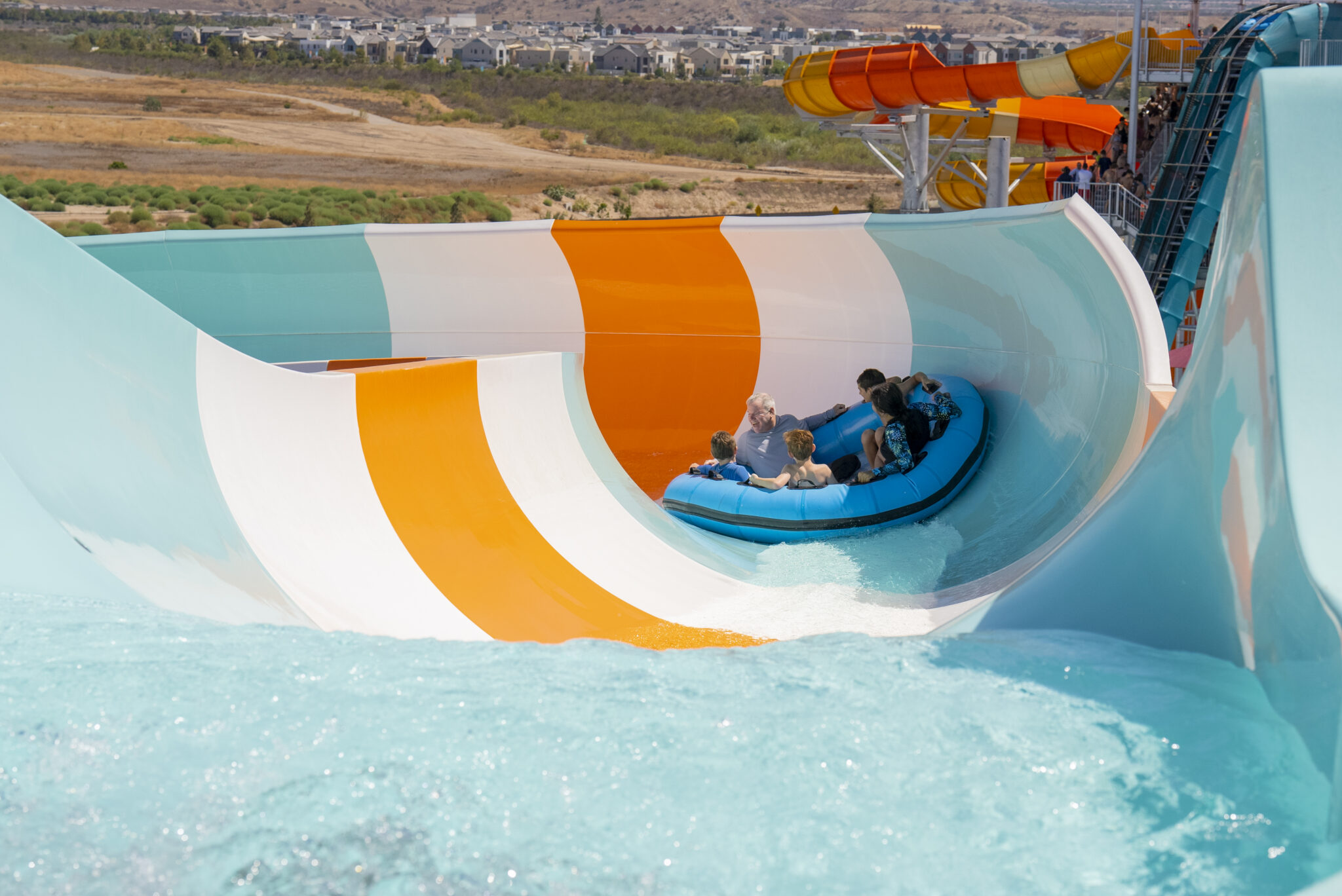 The Family Raft Ride Water Slide - WhiteWater