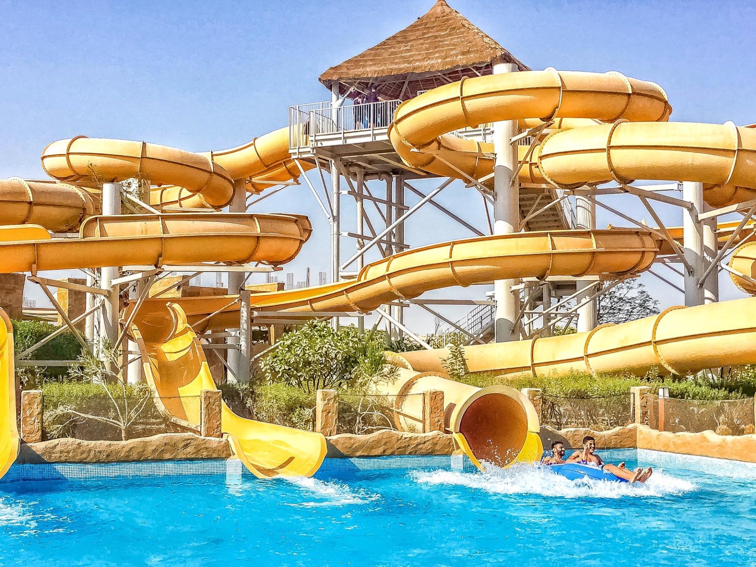 The Family Raft Ride Water Slide - WhiteWater
