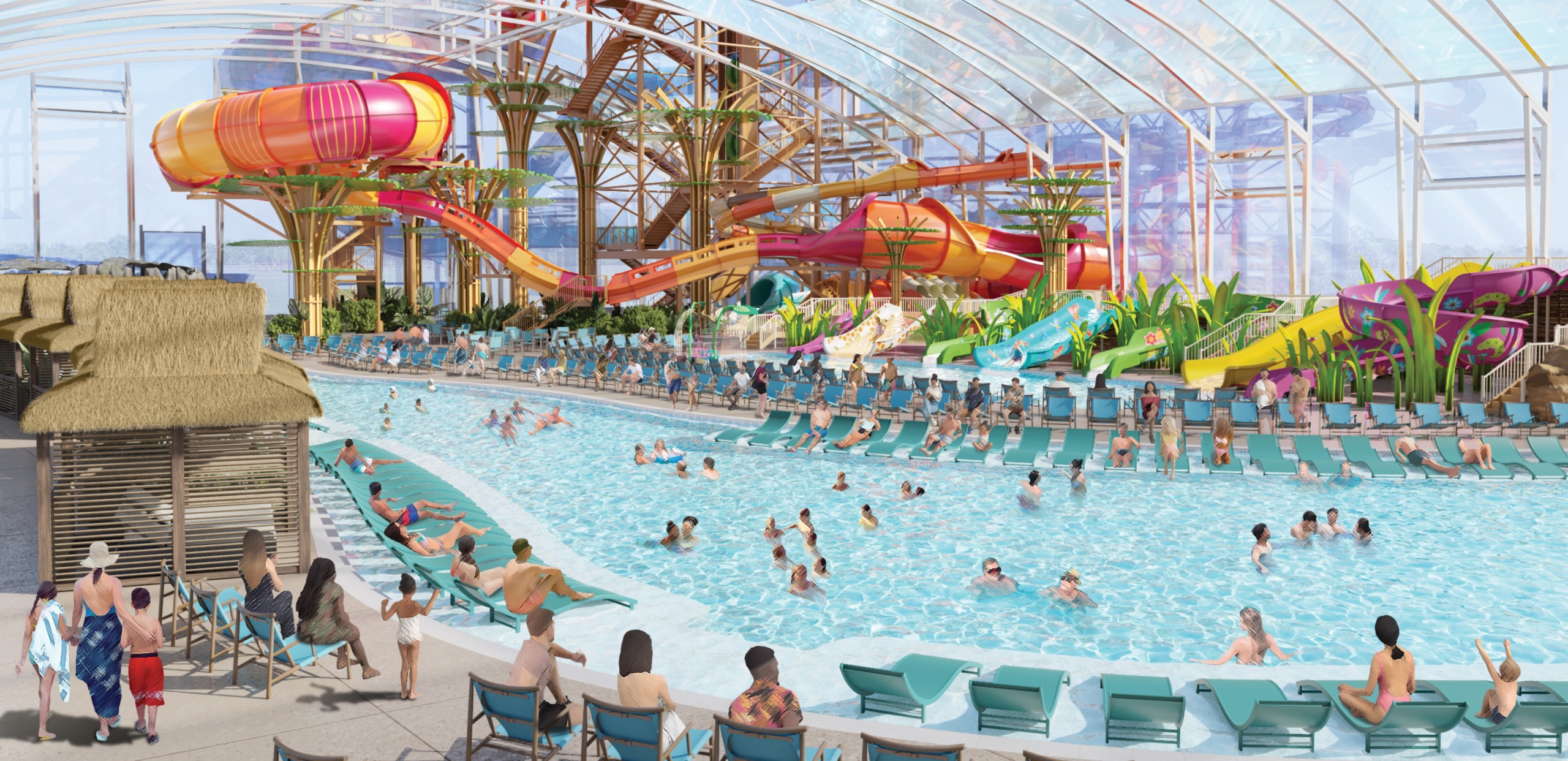 Kalahari Water Slide Map