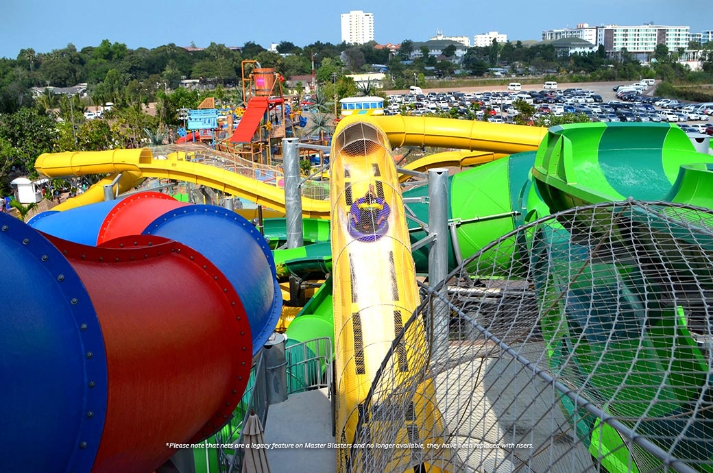 The World's First Uphill Water Coaster - Master Blaster