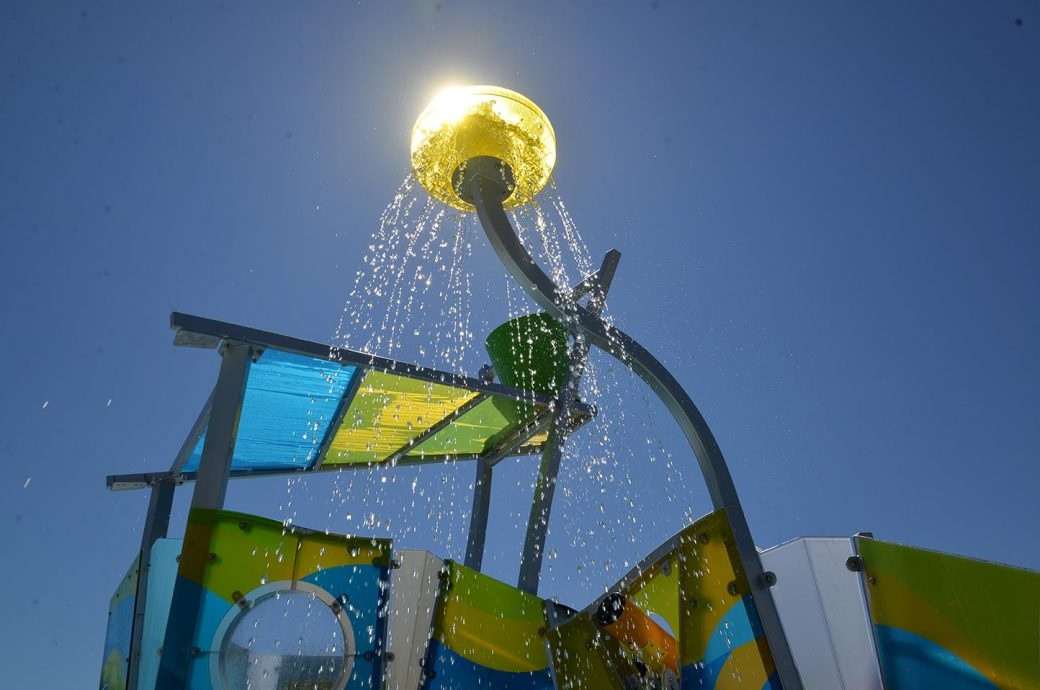 AquaForms modular multi-level play structure from WhiteWater