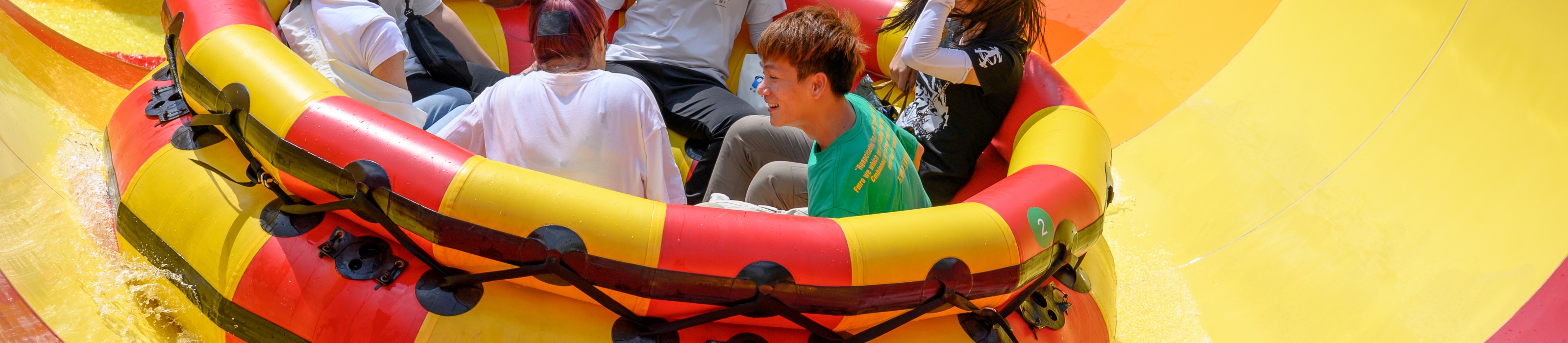 The ultimate spinning rapids water ride experience