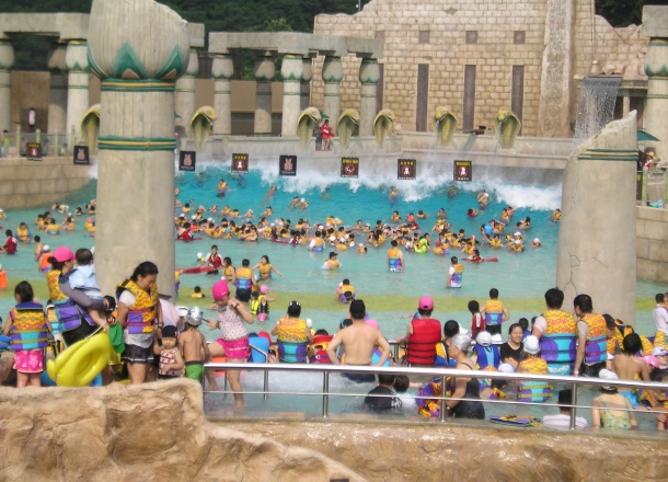 Wave Pools are the centrepiece of any water park.