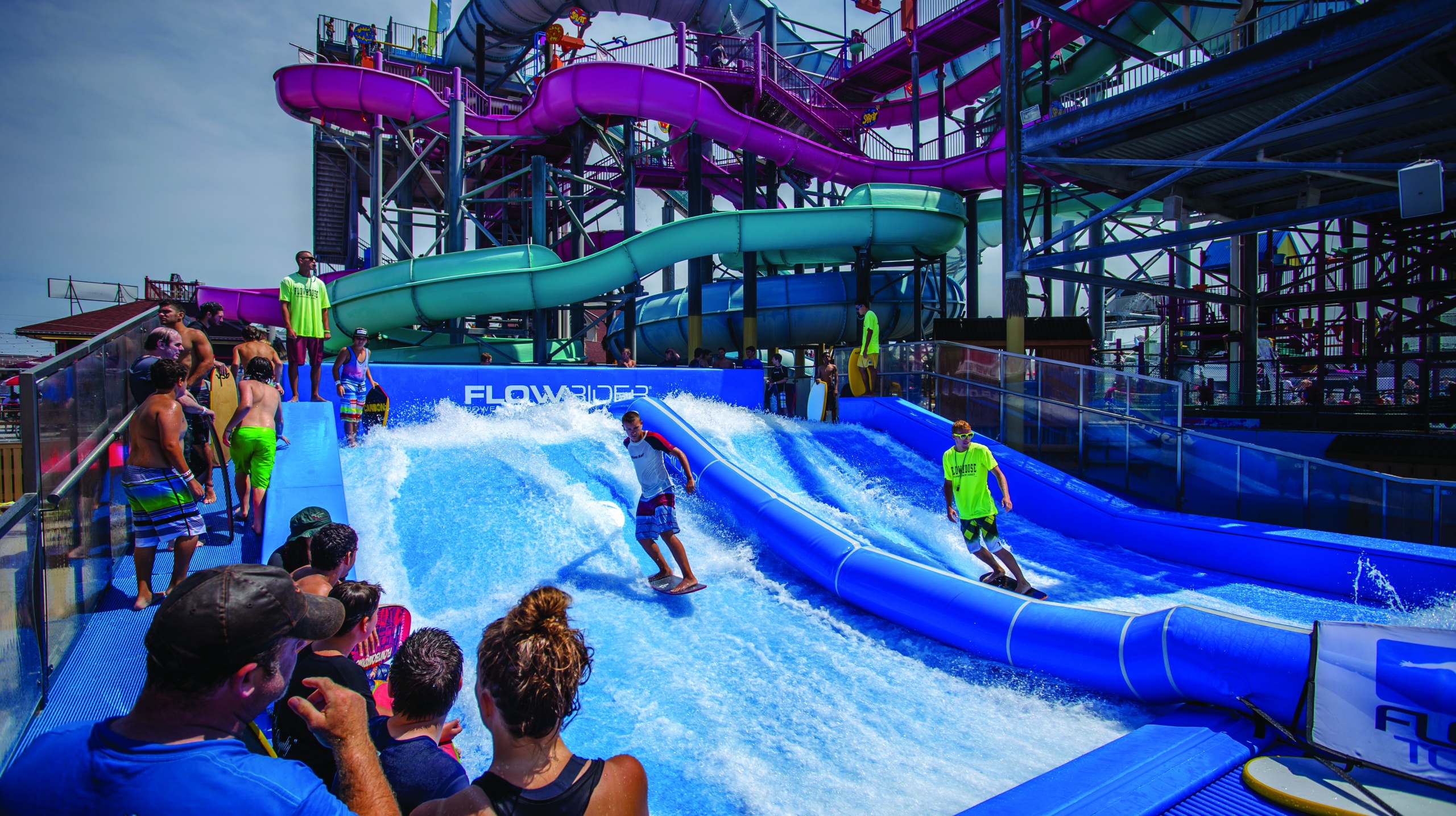 FlowRider Double, the most popular surf simulator - WhiteWater