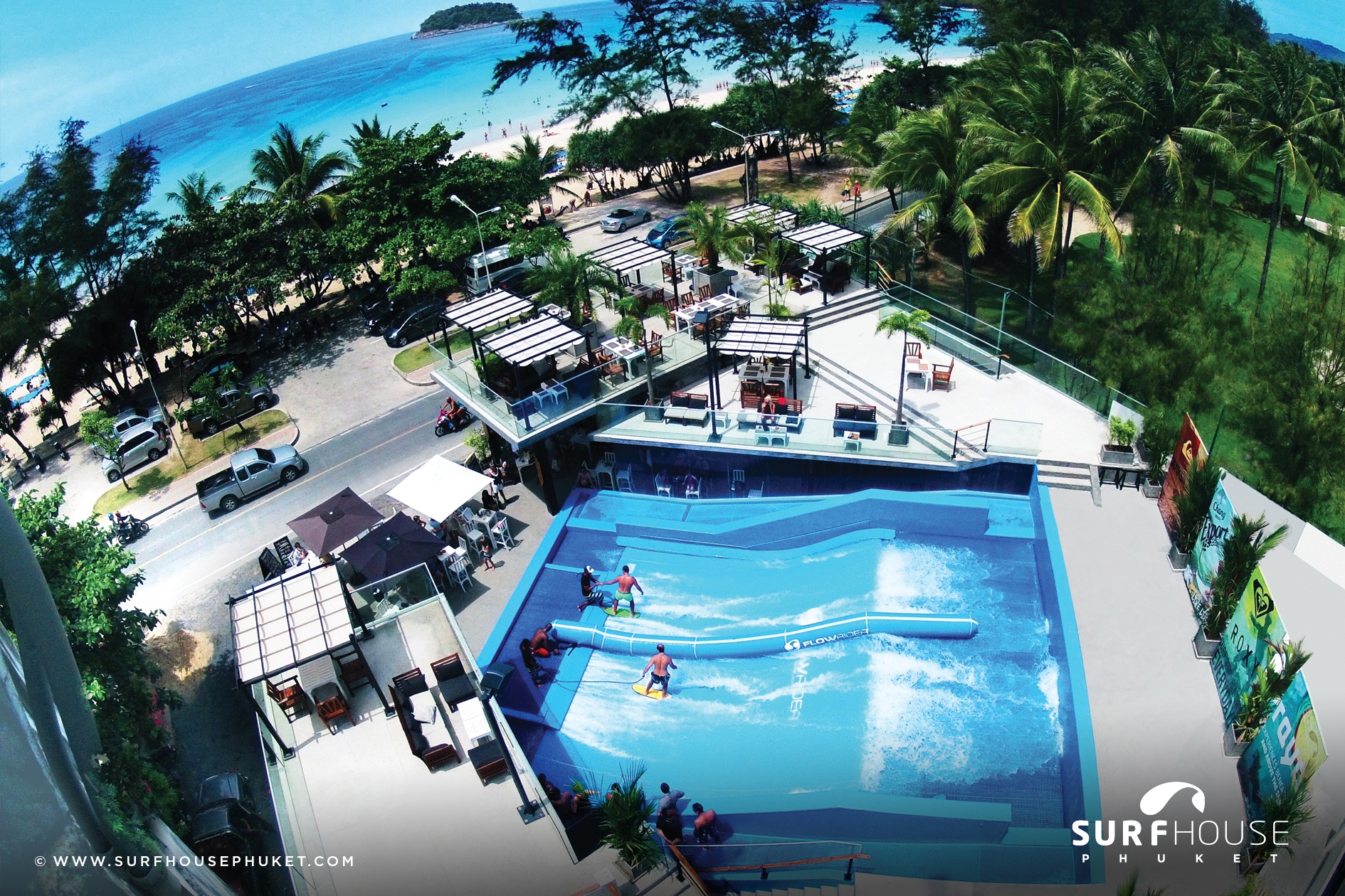 FlowRider Double, the most popular surf simulator - WhiteWater